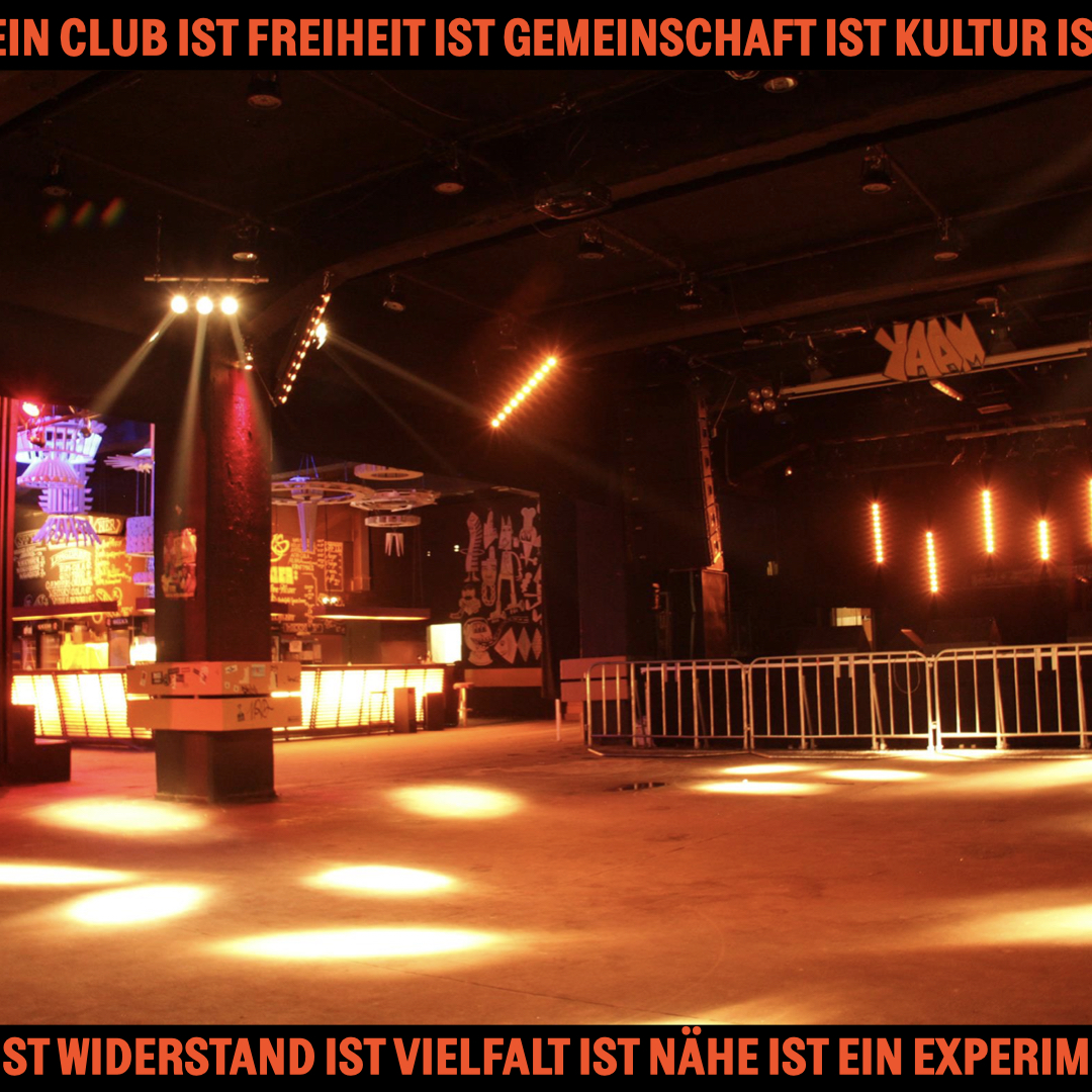 TAG DER CLUBKULTUR — YAAM